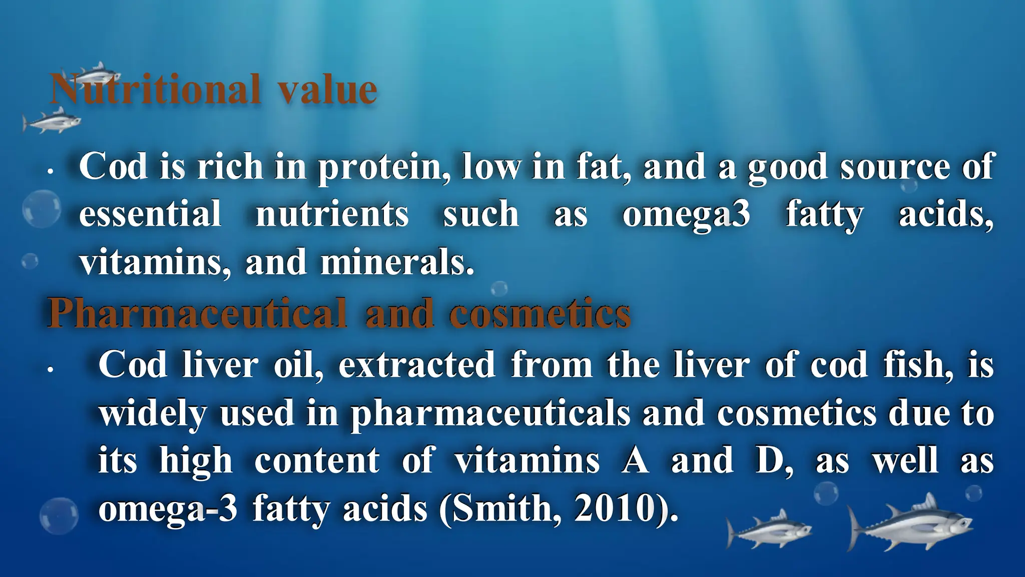 Cod Fish: Introduction and Importance... | PDF | Fish and Aquariums | Pets