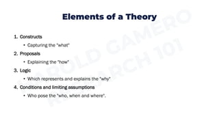 Research 101: Theories in Social Science | PDF