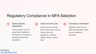 Enhancing Security with Multi-Factor Authentication in Privileged Access Management | PPT