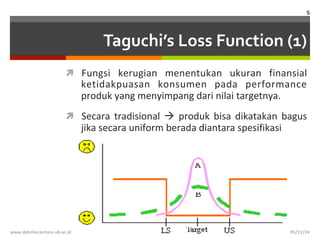14.3-Metode-Taguchi Penjelasan dan Pengajaran | PDF