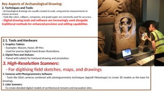 Role of Archaeological Drawing-1._SEC_BA | PPT