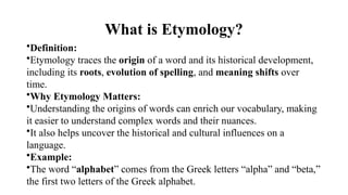 14. The lexical meaning of a word. Etymology..pptx