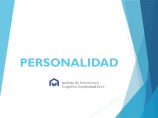 14. PERSONALIDAD - COGNITIVO CONDUCTUAL EN PSICOLOGIA CLINICA | PPT