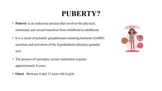 Anatomical and Physiological Aspect of Puberty | PPTX