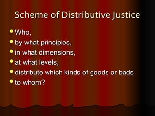 Justice and Sustainable Development - concepts | PPT