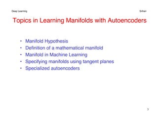 Learning Manifolds in Machine Learning/ Deep Learning | PDF