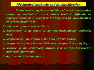 Comprehensive Overview of Mechanical Asphyxia: Types, Causes, and ...
