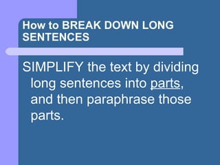 14 2 Paraphrasing Power Point | PPT