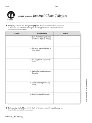 14 3 imperial china collapses cause-effect | PDF