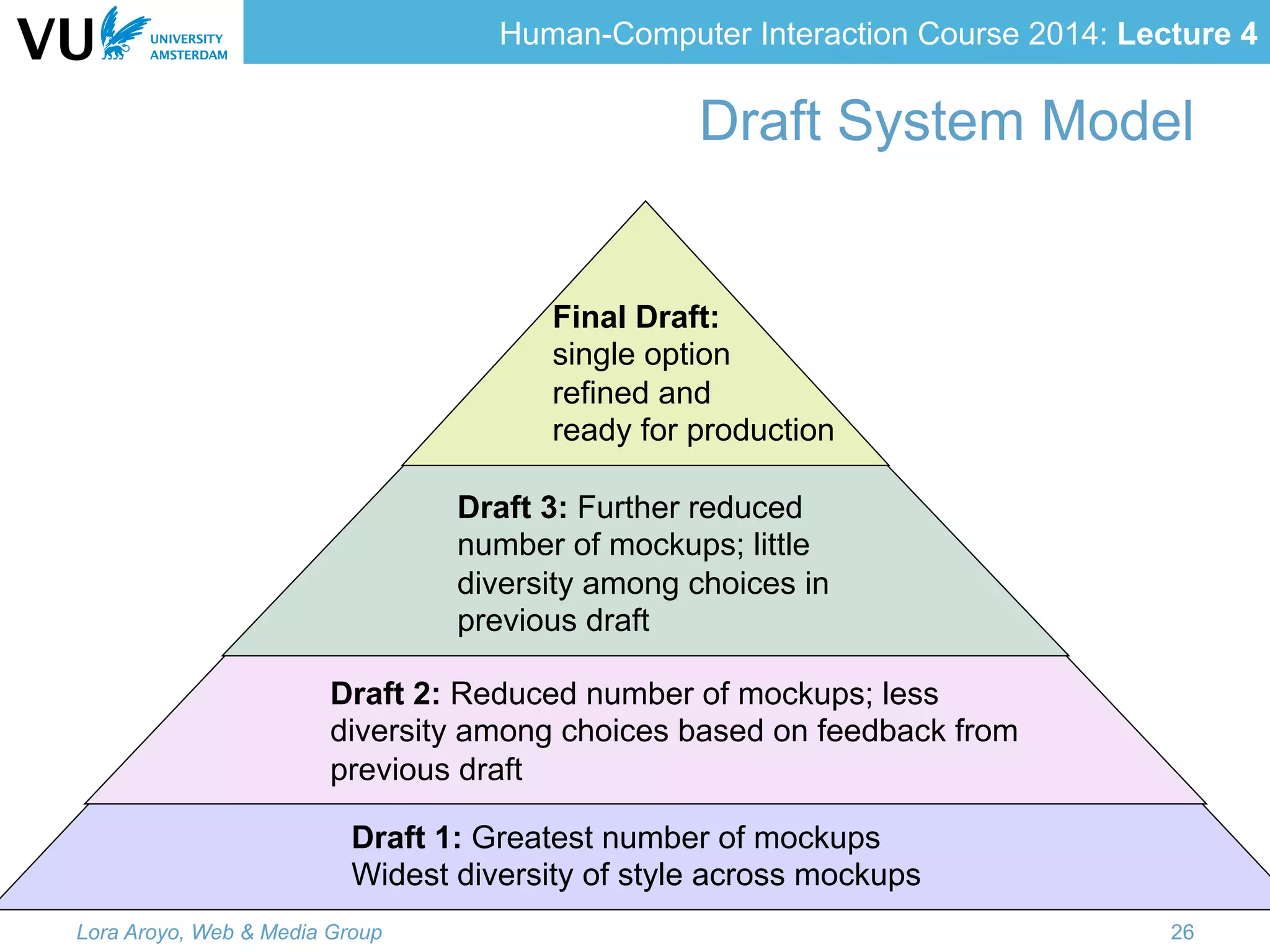 Lecture 4: Human-Computer Interaction: Prototyping (2014) | PDF