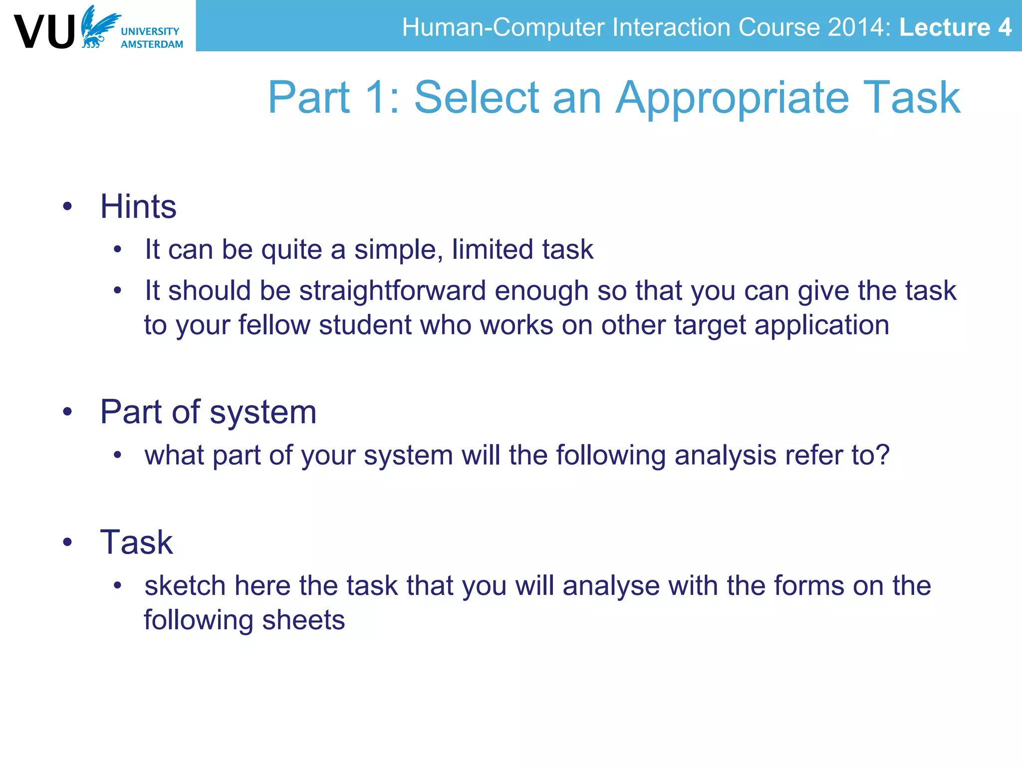 Lecture 4: Human-Computer Interaction: Prototyping (2014) | PDF