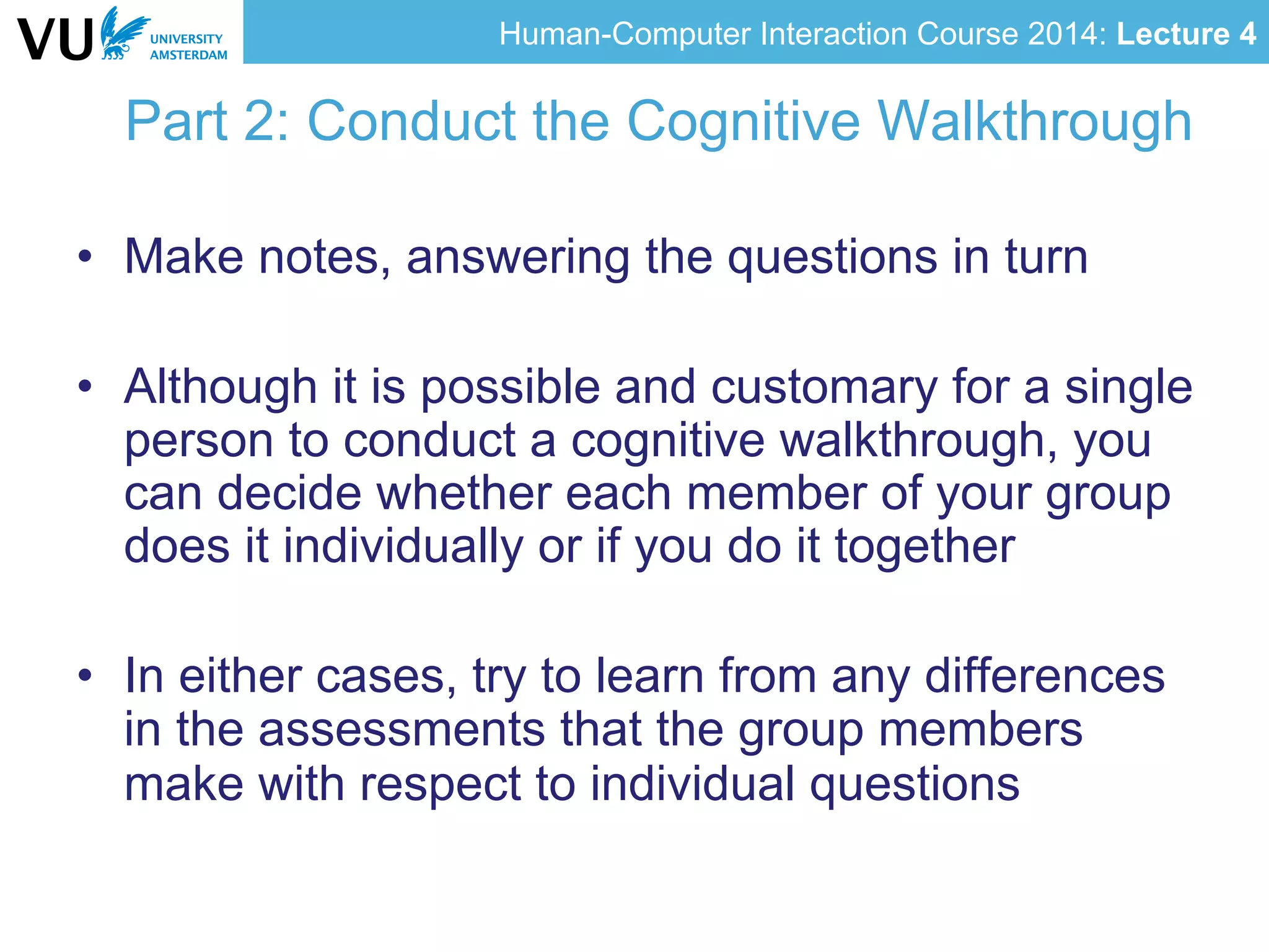 Lecture 4: Human-Computer Interaction: Prototyping (2014) | PDF