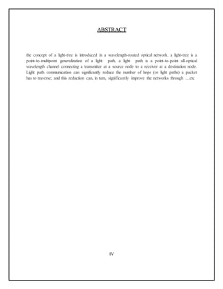 light tree documentation by pradeep | DOCX