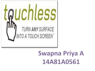 touchless technology | PPT