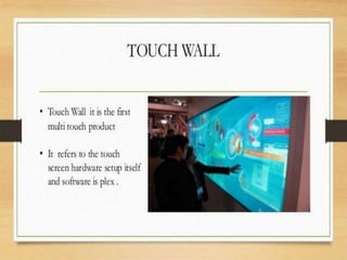 touchless technology | PPT