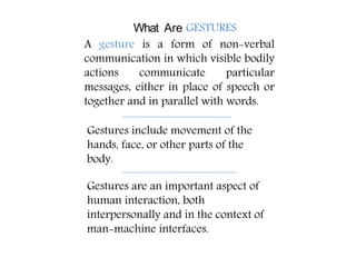 GESTURE TECHNOLOGY | PPT