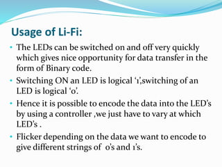li-fi technology | PPTX