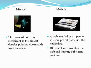 SIXTH SENSE TECHNOLOGY | PPTX