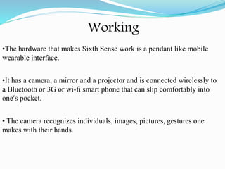 SIXTH SENSE TECHNOLOGY | PPTX