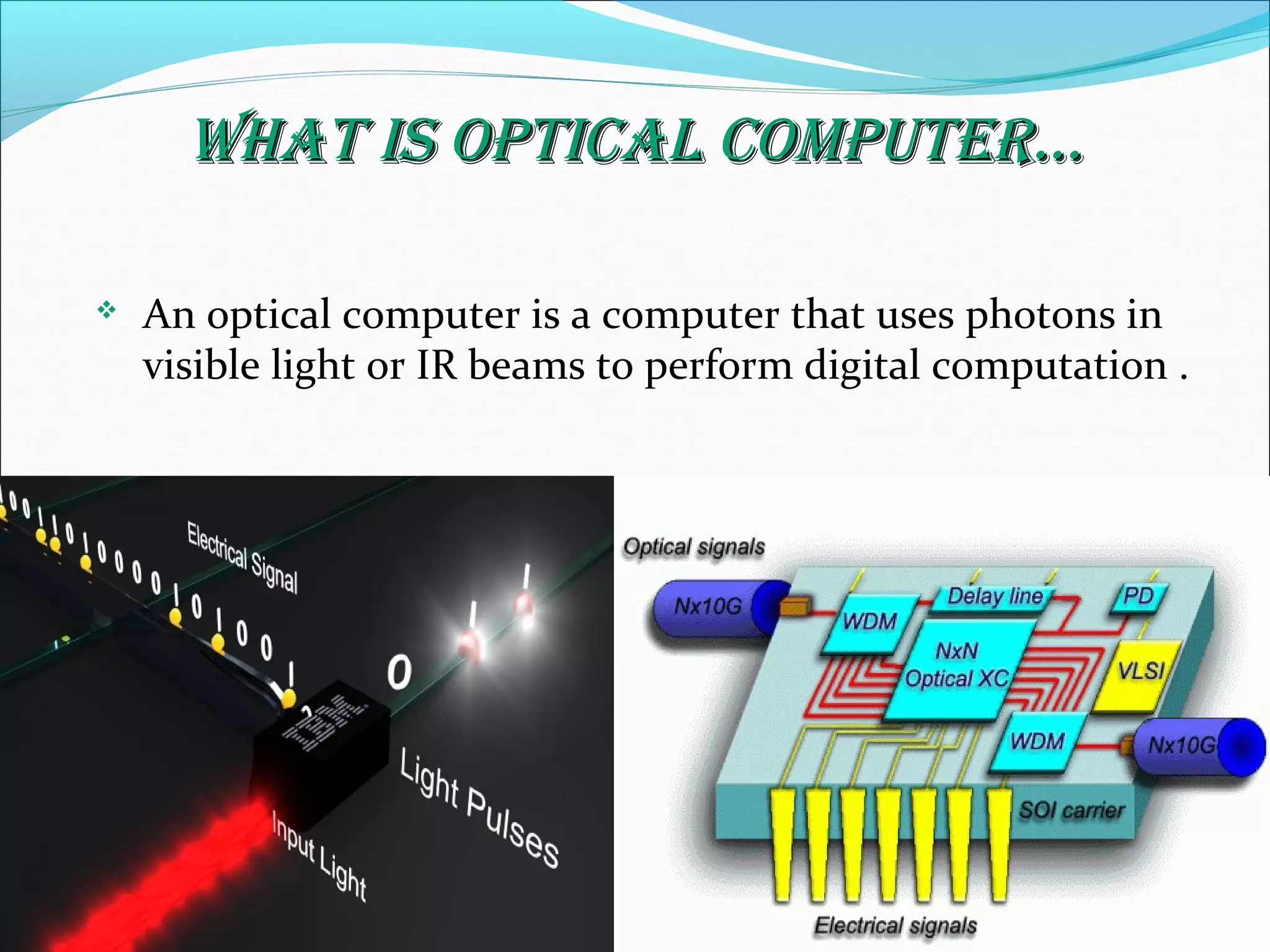 optical computers | PPT
