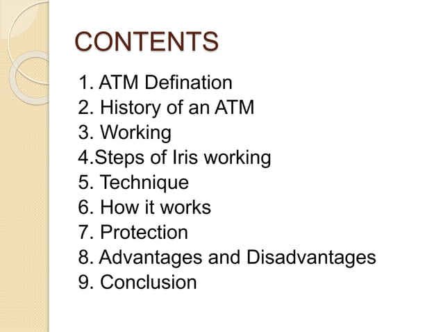 ATM with an EYE | PPTX