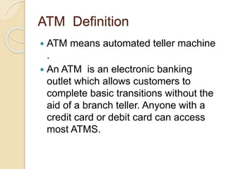 ATM with an EYE | PPT