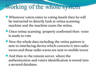 e-voting system | PPTX