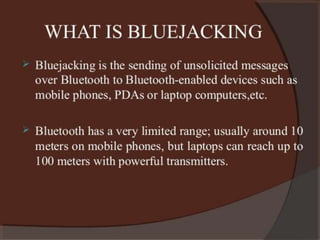 bluejacking | PPTX