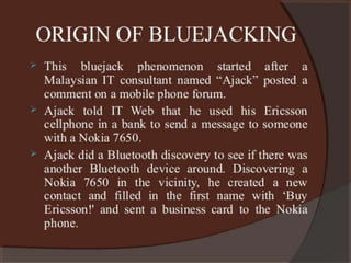 bluejacking | PPTX