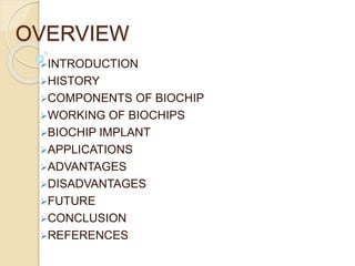biochip technology | PPT