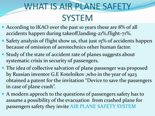 AIR PLANE SAFETY SYSTEM | PPTX
