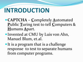captcha | PPT