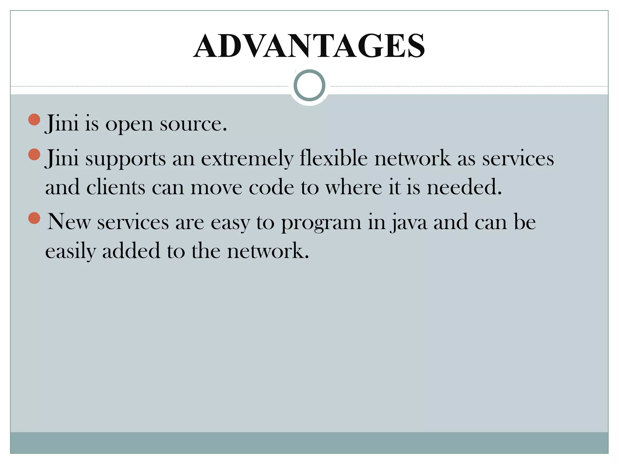 JINI Technology | PPT