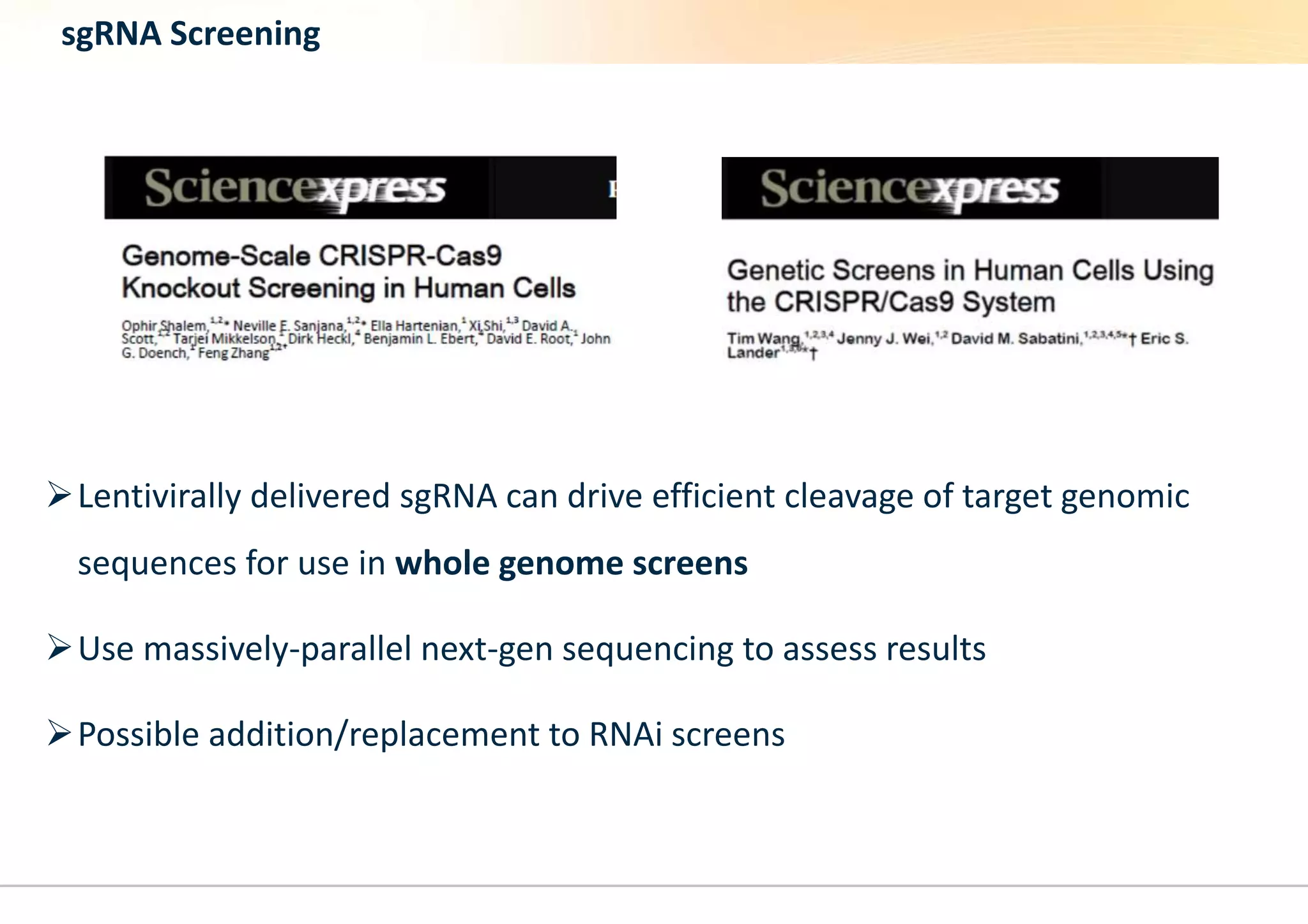 CRISPR - gene-editing for everyone | PPTX