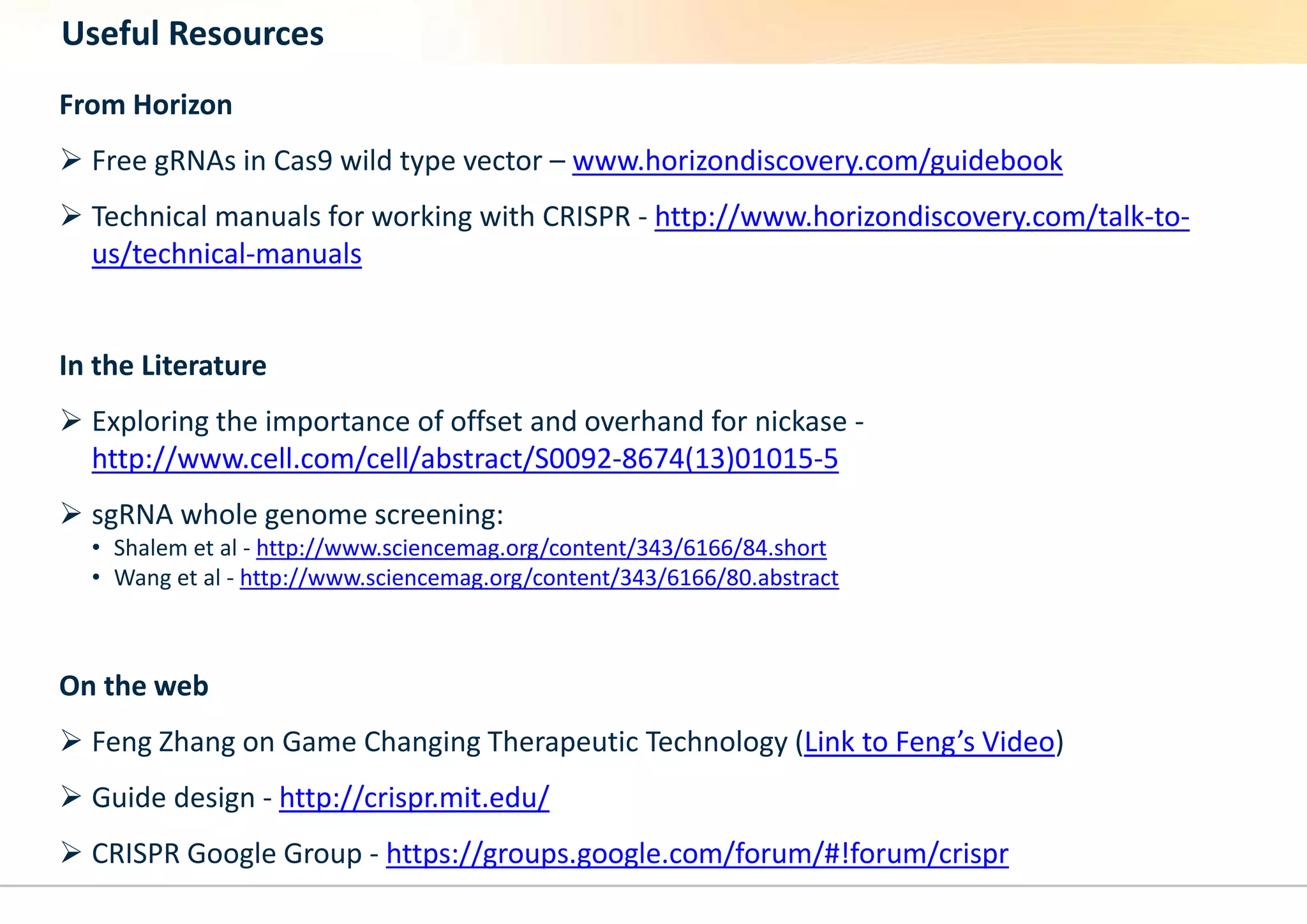 CRISPR - gene-editing for everyone | PPTX