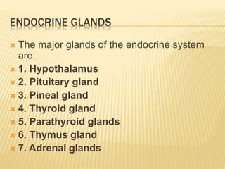 ENDOCRINE SYSTEM OF A GOAT | PPTX