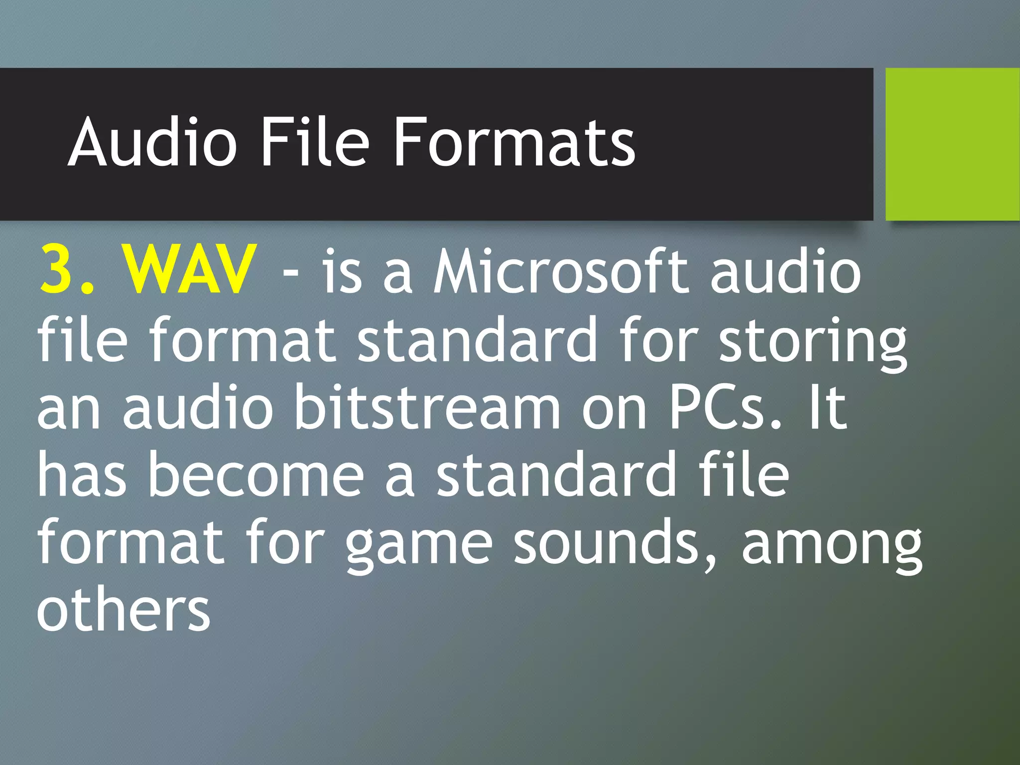 Audio Information and Media - Media and Information Literacy (MIL) | PPTX