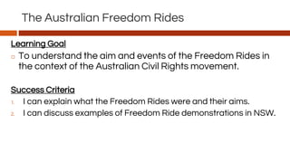 14 australian freedomrides | PPTX
