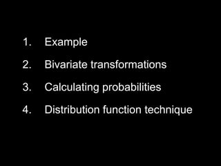 14 Bivariate Transformations | PPT