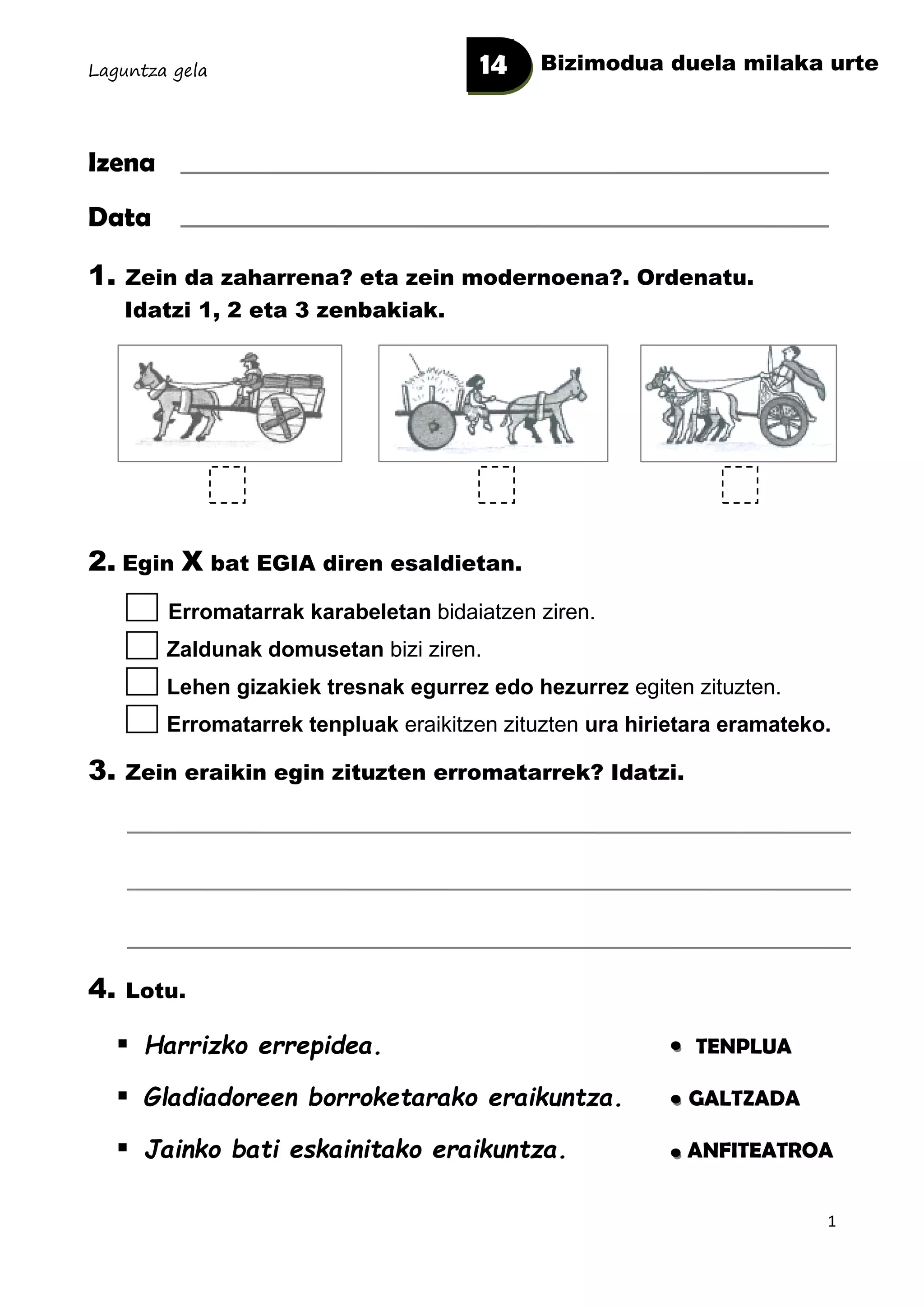 14 bizimodua duela milaka urte azterketa | PDF