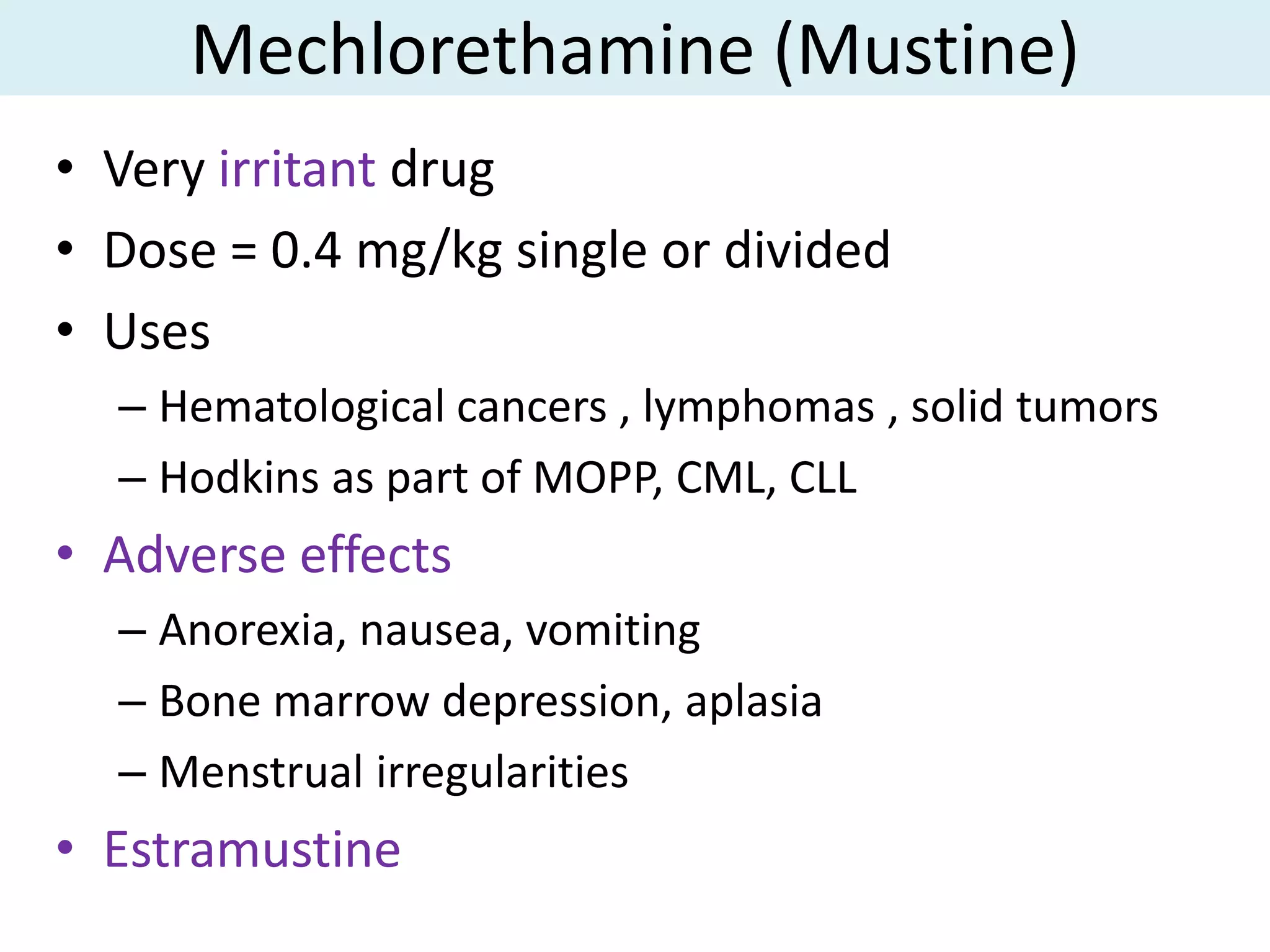 cancer chemotherapy | PPTX