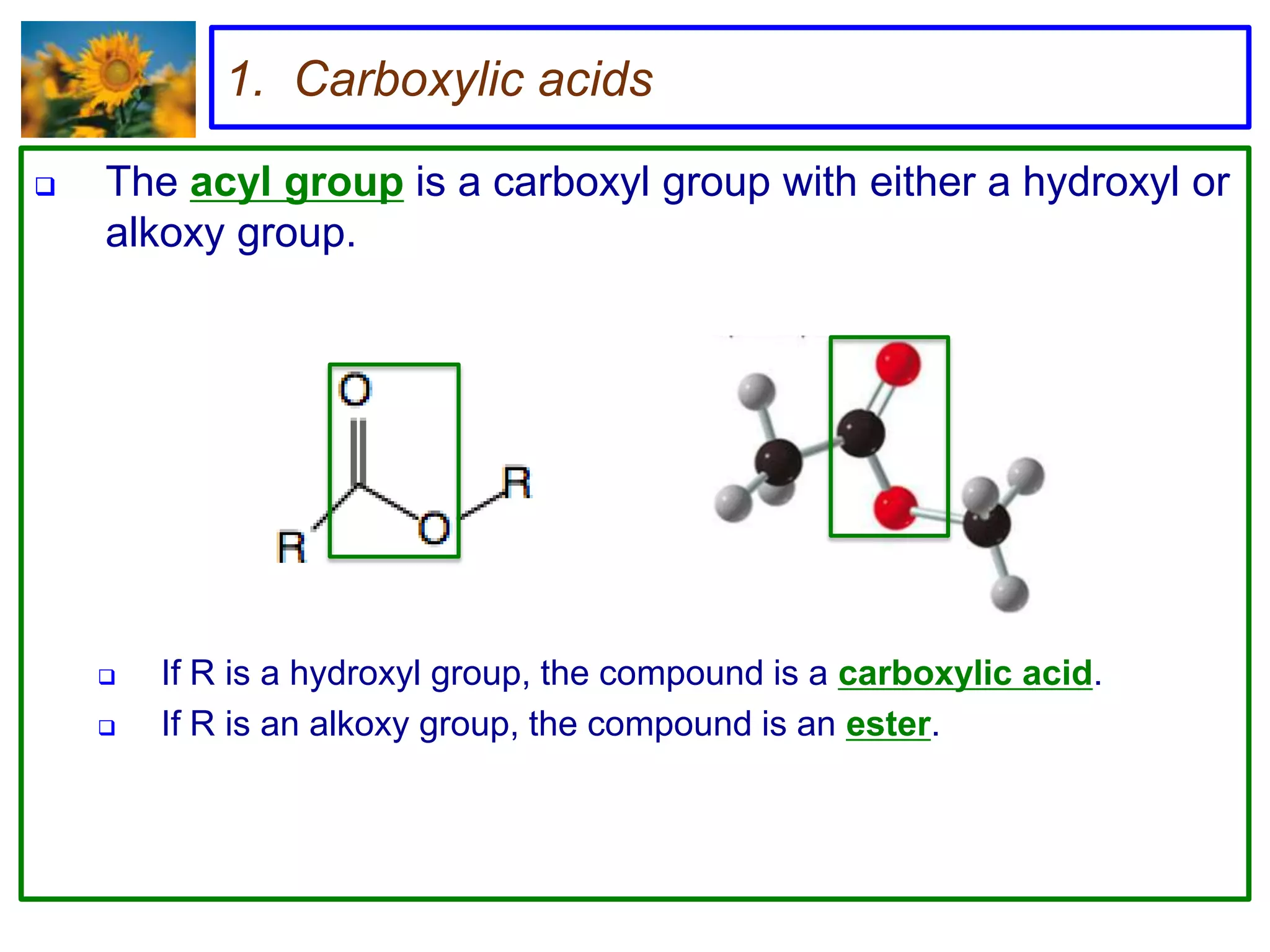 Carboxylic Acids and Carboxylic Acid Derivatives | PPTX