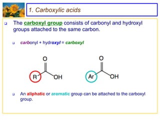 Carbonyl And Carboxyl