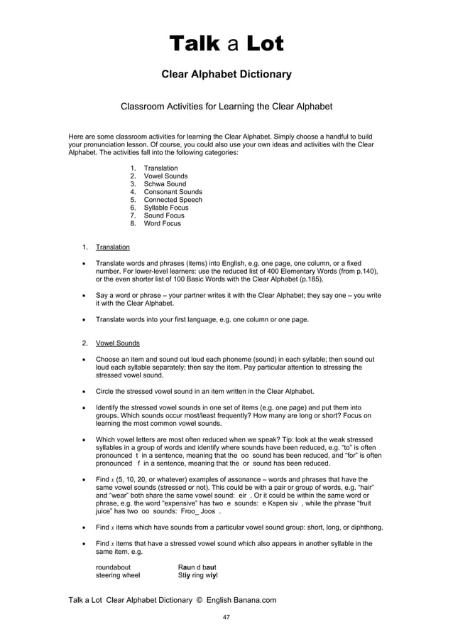 14 clear-alphabet-dictionary | PDF