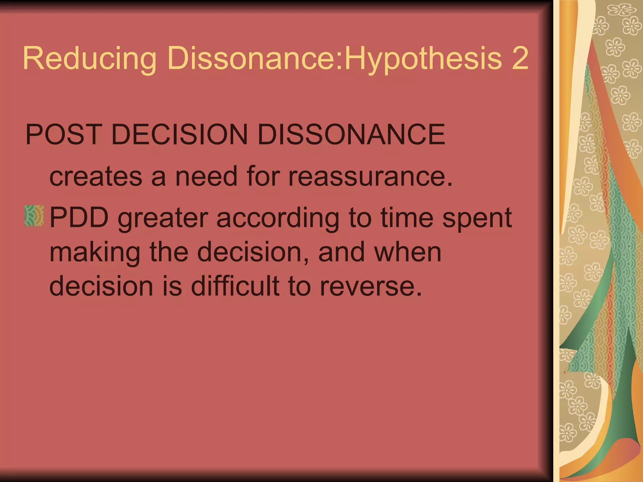 Cognitive Dissonance Theory | PPT
