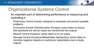 14 control systems and managing finances and people | PPT