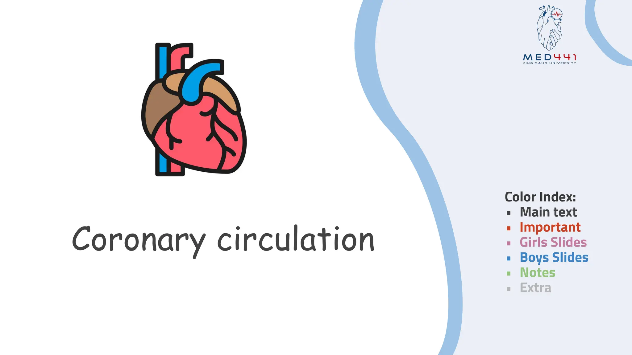 circulation system of coronaries of heart | PDF