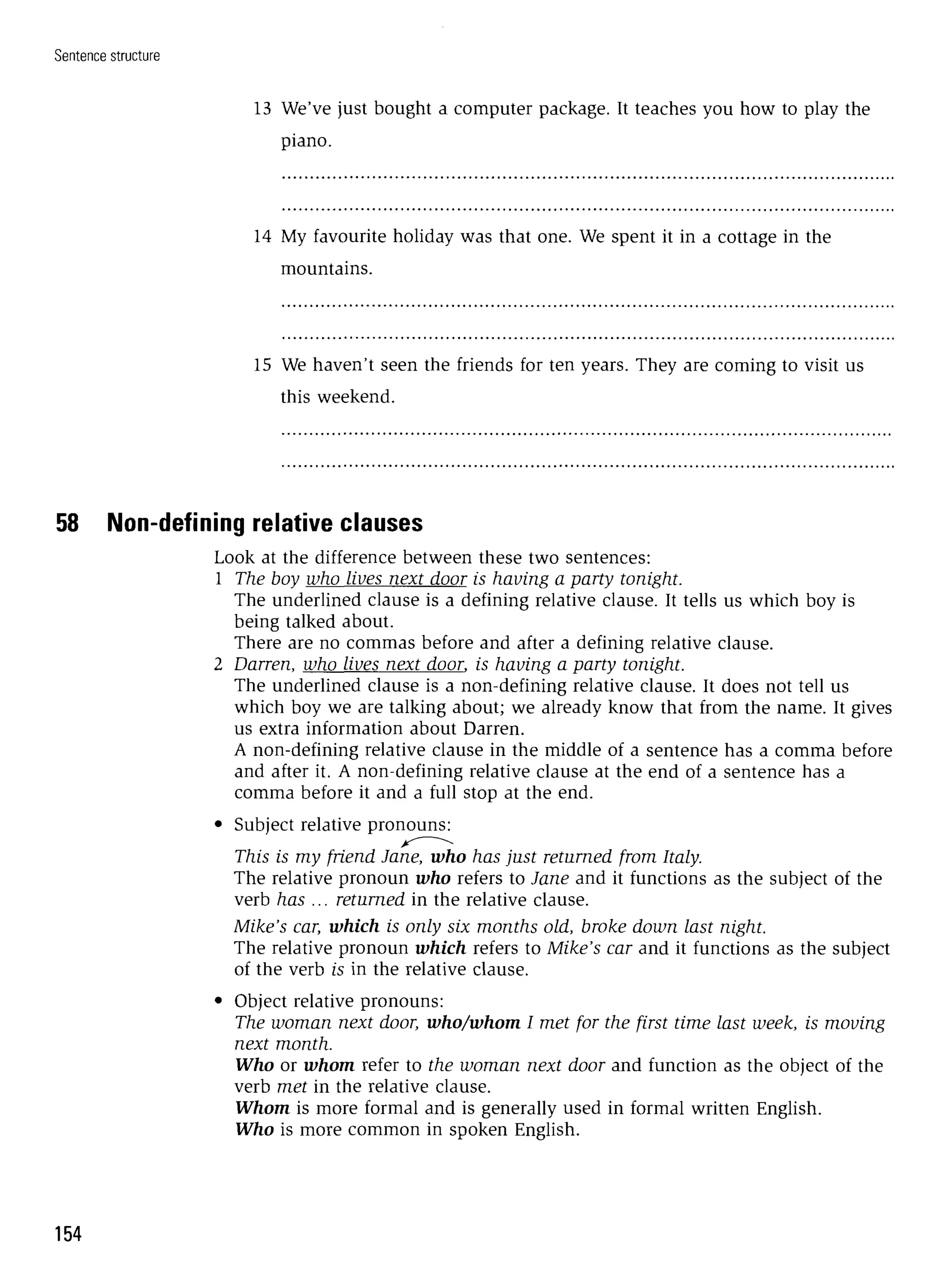 14 - Defining Relative Clauses | PDF