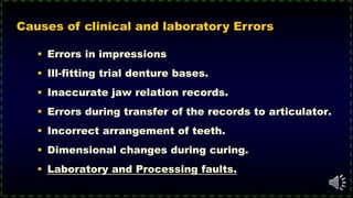 14- Denture Processing and Laboratory Errors.pptx