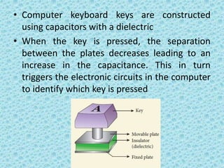 EFFECT OF DIELECTRICS IN CAPACITORS | PPTX
